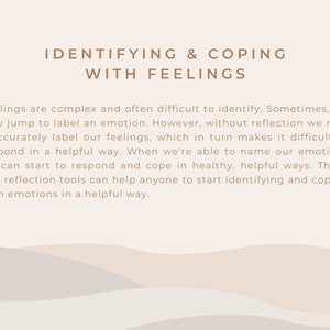 Identifying and Coping With Emotions Digital Print for Mental Health ...