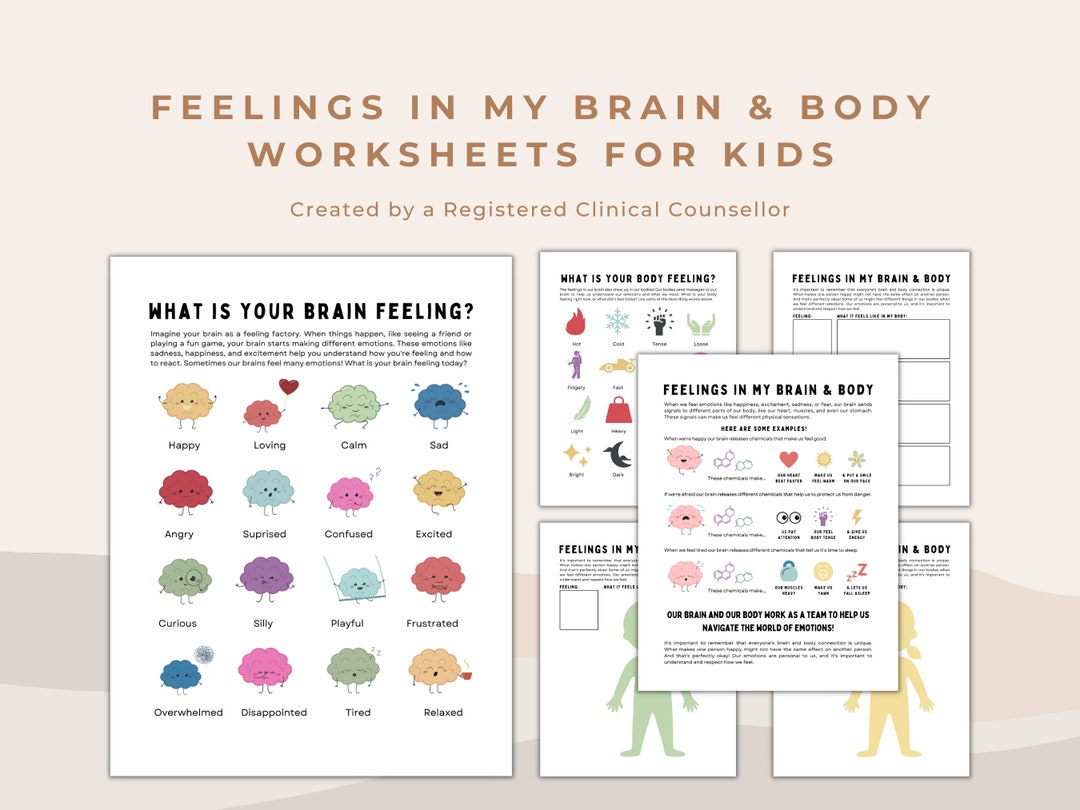 Feelings in My Brain and My Body | Helping Kids to Understand the Brain ...