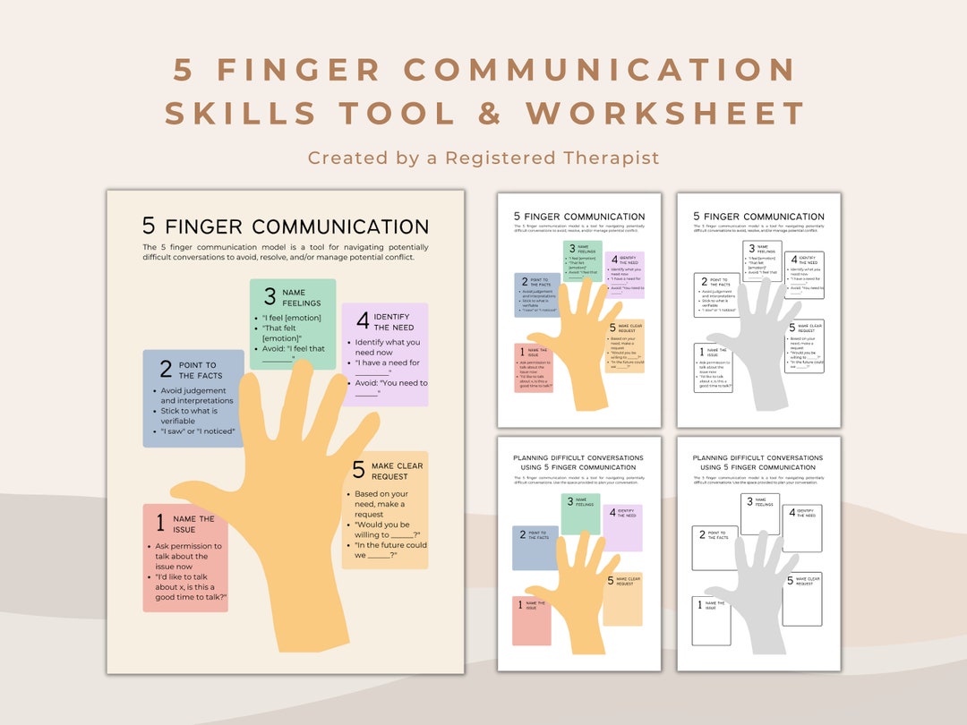 Five Finger Communication a Tool for Enhancing Communication and Social ...