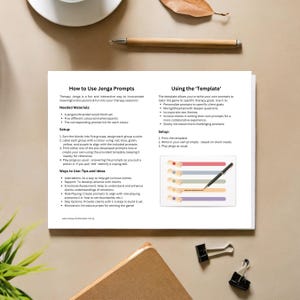 Jenga Prompts for Therapeutic Practice: Therapy Games for Teens and ...