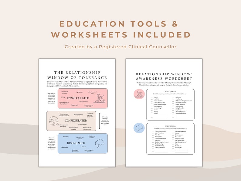 The Relationship Window of Tolerance Couples Therapy Counselling ...