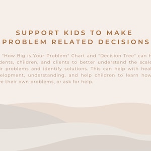 Problem Solving Chart & Decision Tree for Kids (PDF Pattern) - Etsy