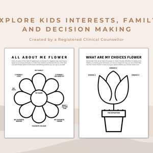 Mental Health Flower Coloring Pages: Coping Skills Art Therapy (PDF ...