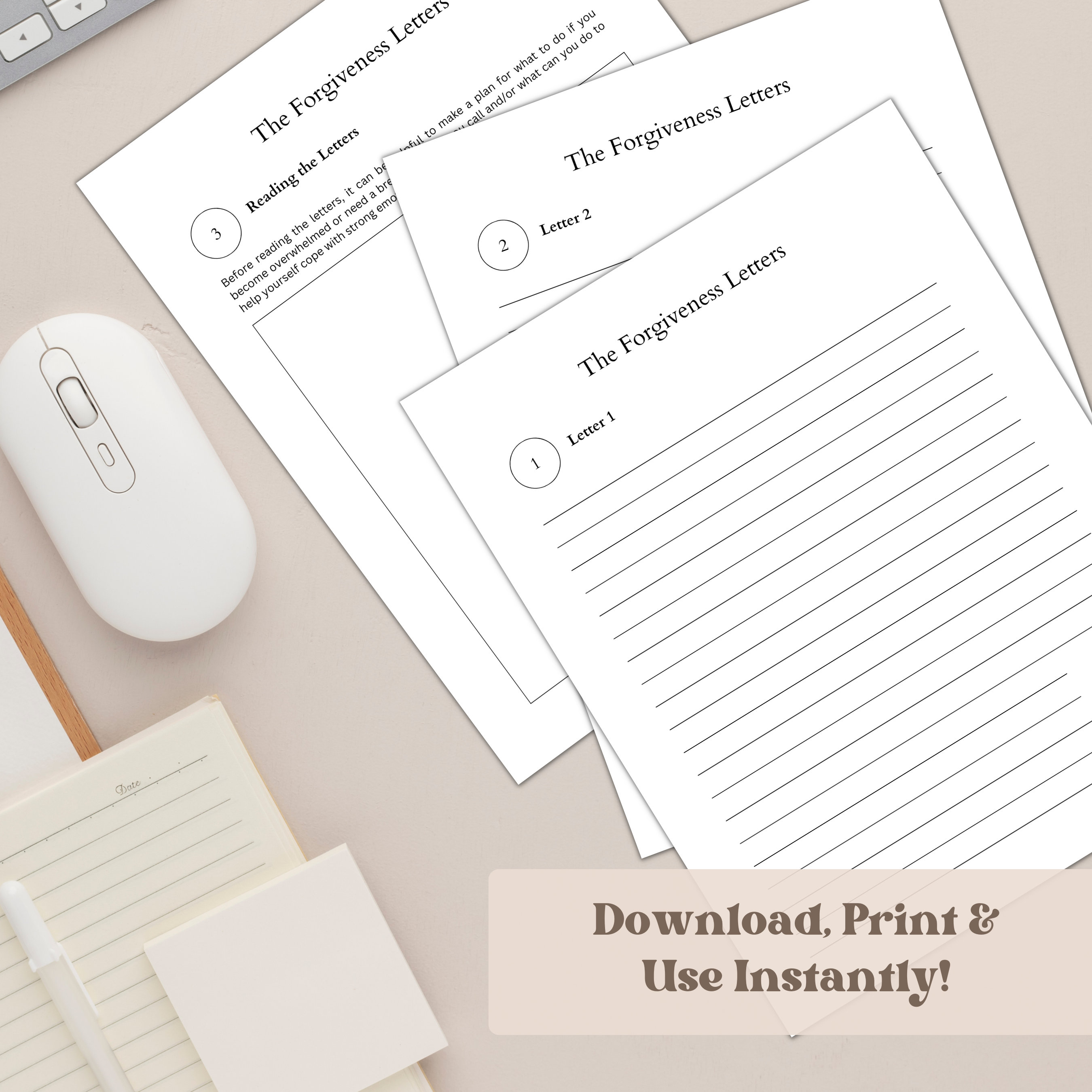 Forgiveness Letters for Healing Past Harm and Trauma Counseling ...