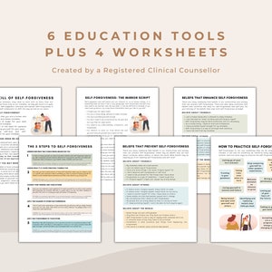 Self-forgiveness Worksheets: Mental Health & Therapy Tool (PDF) - Etsy