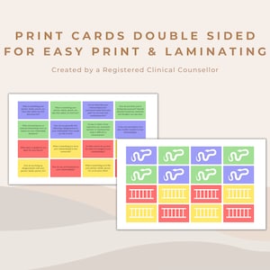 Snakes and Ladders Mental Health Board Game: Coping Skills (PDF Pattern ...