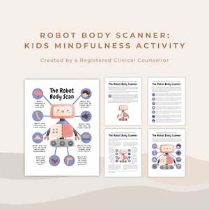 Robot Body Scan: Kids Mindfulness Activity (PDF) - Etsy