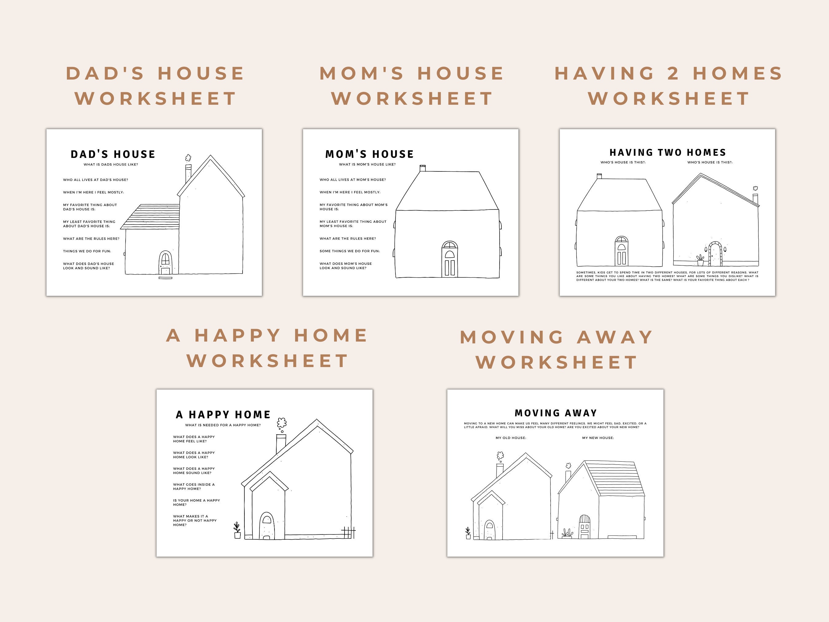 My Happy Home Resource for Supporting Children Navigate Change and ...