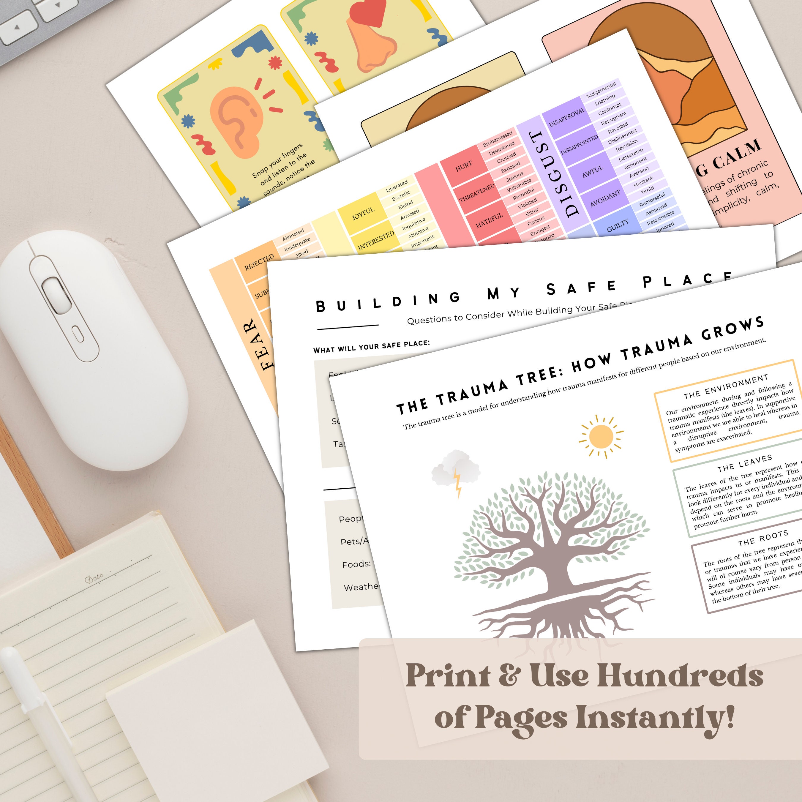 Trauma Therapy Mega Bundle: Psychoeducation, Exercises, and Activities ...