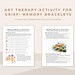 Memory Bracelet Art Therapy Prompt for Grieving Loved Ones | Grief ...