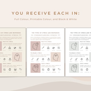 Stress Management Tools: Psychoeducation Posters for Mental Health (PDF ...