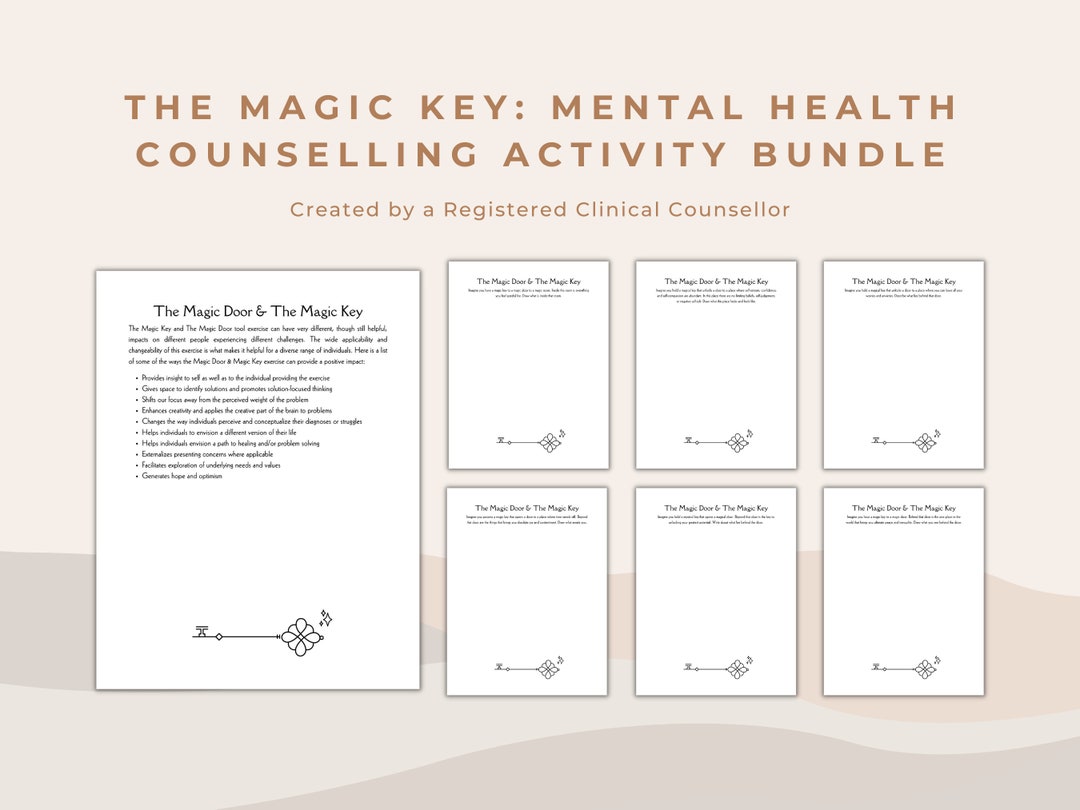 Magic Key Art Therapy Activity: Solution-focused Counselling (PDF) - Etsy