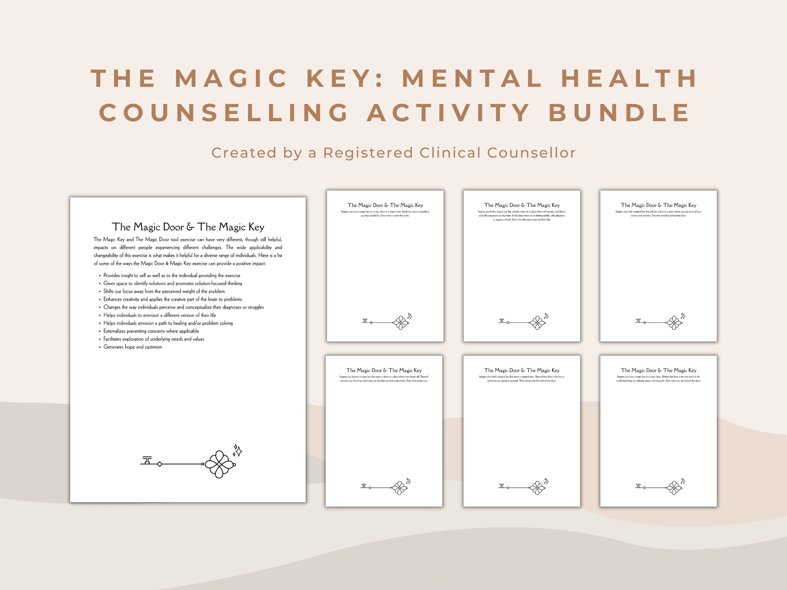 Magic Key Art Therapy Activity: Solution-focused Counselling (PDF) - Etsy