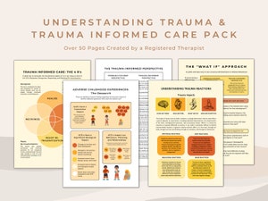 Trauma and Trauma Informed Care Educational Bundle - Etsy Canada
