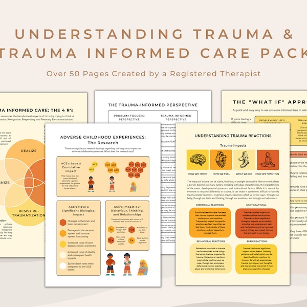 Trauma Workbook - Etsy