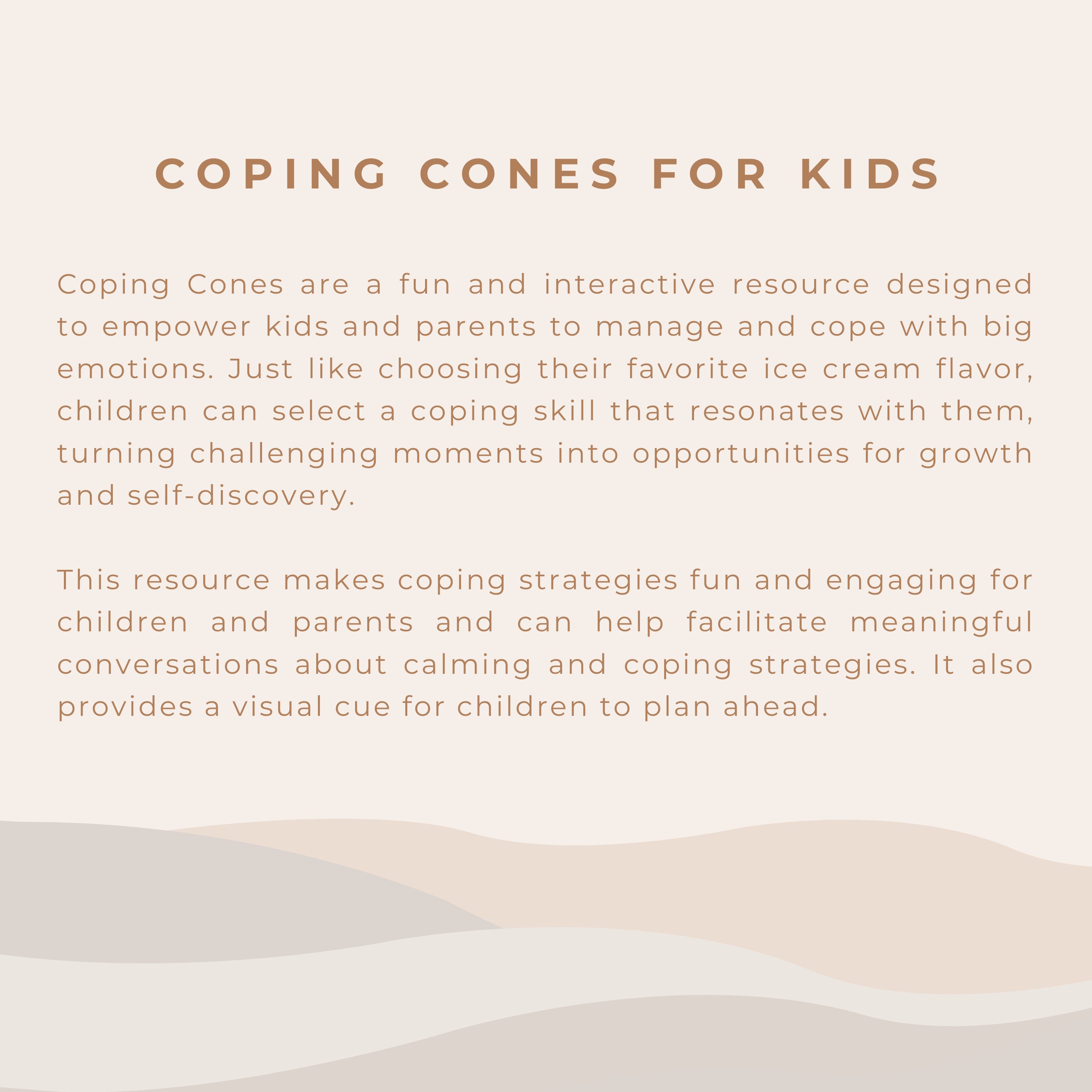 Coping Ice Cream Cones for Kids | Emotional Regulation and Calm Corner ...