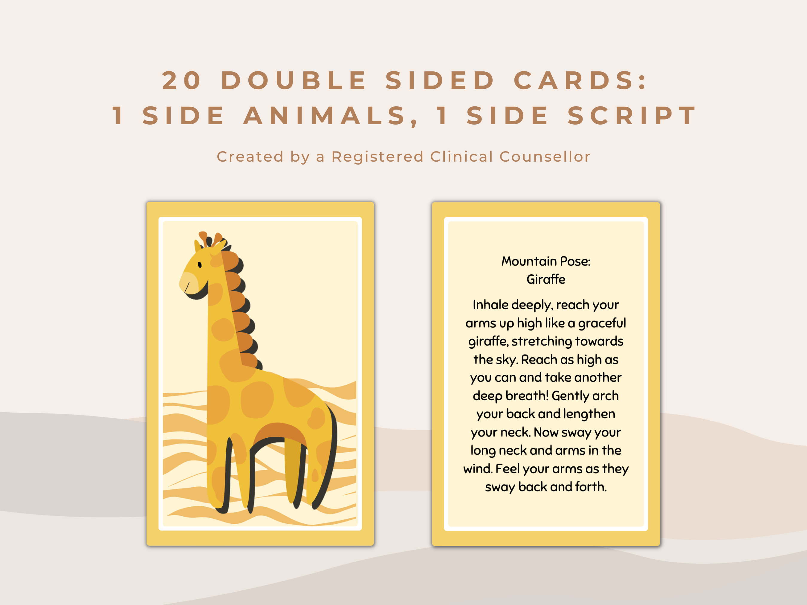 Animal Yoga Cards for Teaching Mindfulness Skills to Children ...