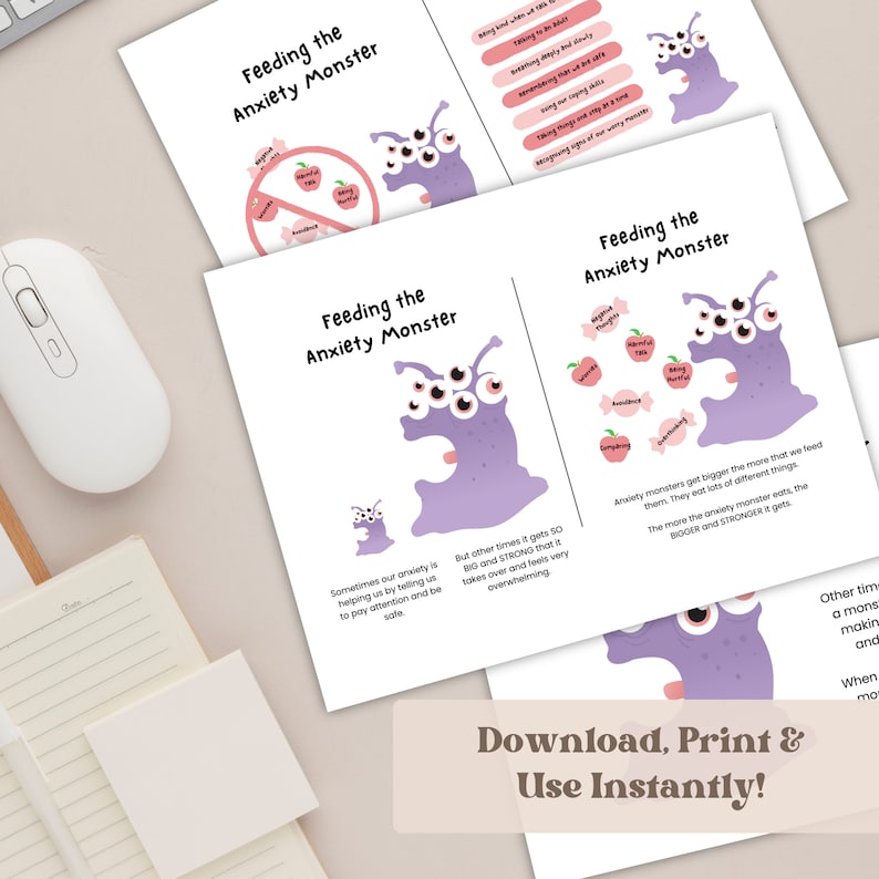 Feeding the Anxiety Monster: Resource for Managing Childhood Anxiety ...