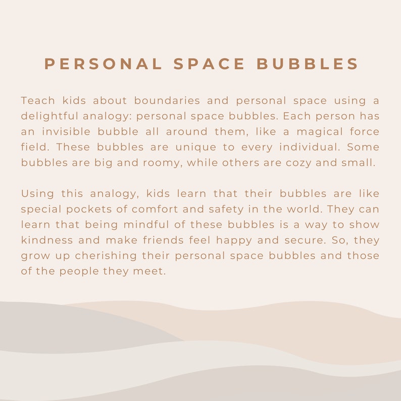 Personal Space Bubble Worksheet: Teaching Boundaries (PDF Download) - Etsy