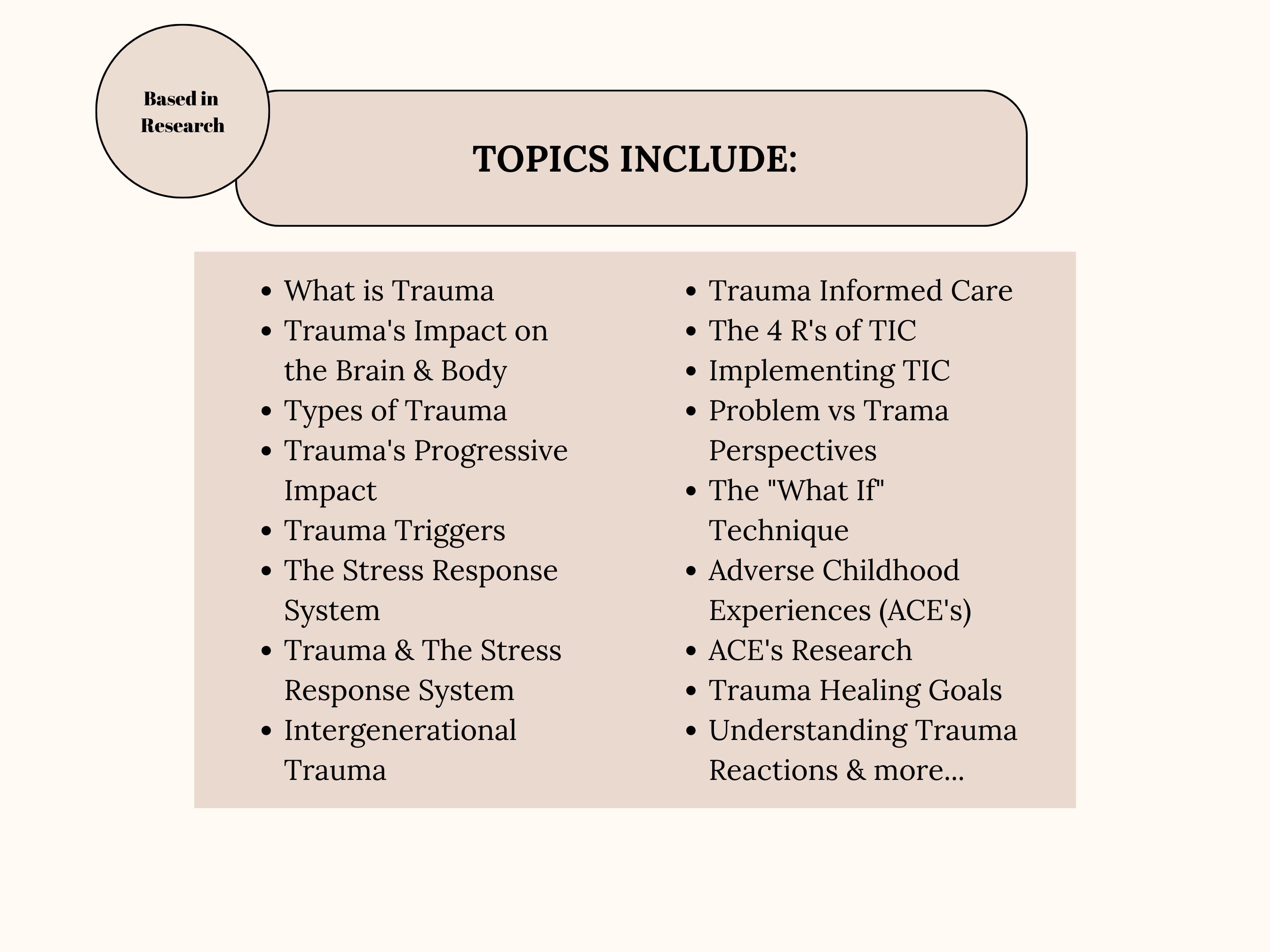 Trauma and Trauma Informed Care Educational Bundle - Etsy Canada