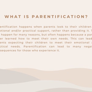 Parentification Education Bundle: Family Counseling Tool (PDF) - Etsy