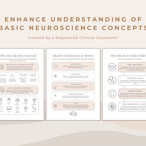 Brain & Neuroscience Psychoeducation Resource Bundle (PDF) - Etsy