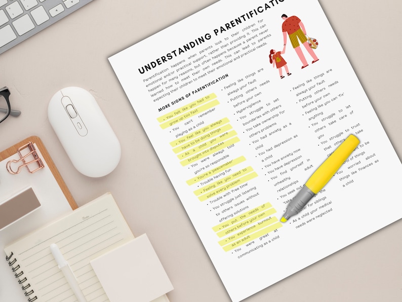 Parentification Education Bundle: Family Counseling Tool (PDF) - Etsy