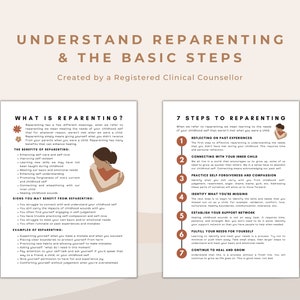 Reparenting Workbook: Learning to Heal Childhood Wounds, Connect With ...