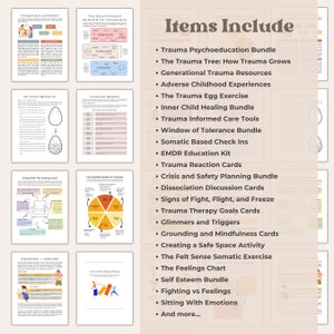 Trauma Therapy Mega Bundle: Psychoeducation & Exercises (PDF) - Etsy