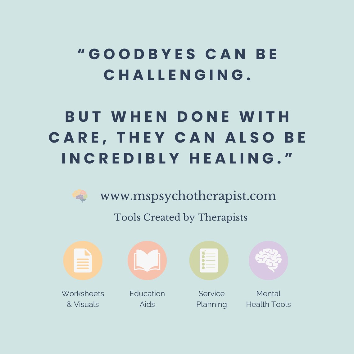 Therapy Termination Card: Printable Goodbye Card for Therapist (digital ...