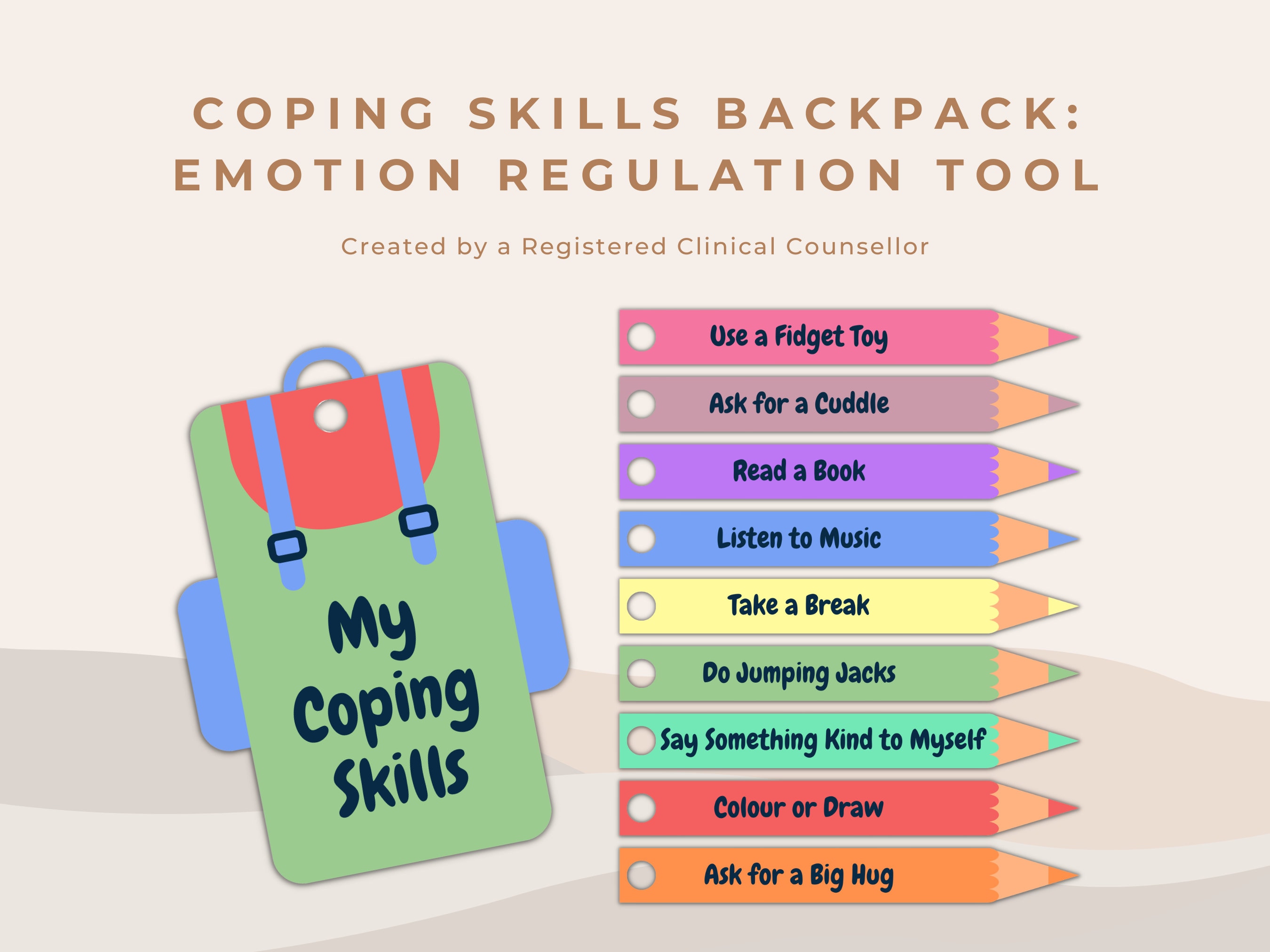 Coping Skills Backpack: Toolkit for Enhancing Emotional Regulation in ...