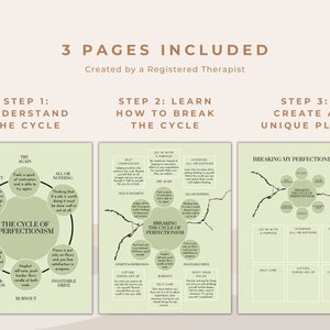 The Cycle of Perfectionism Psychoeducation and Mental Health Tool and ...