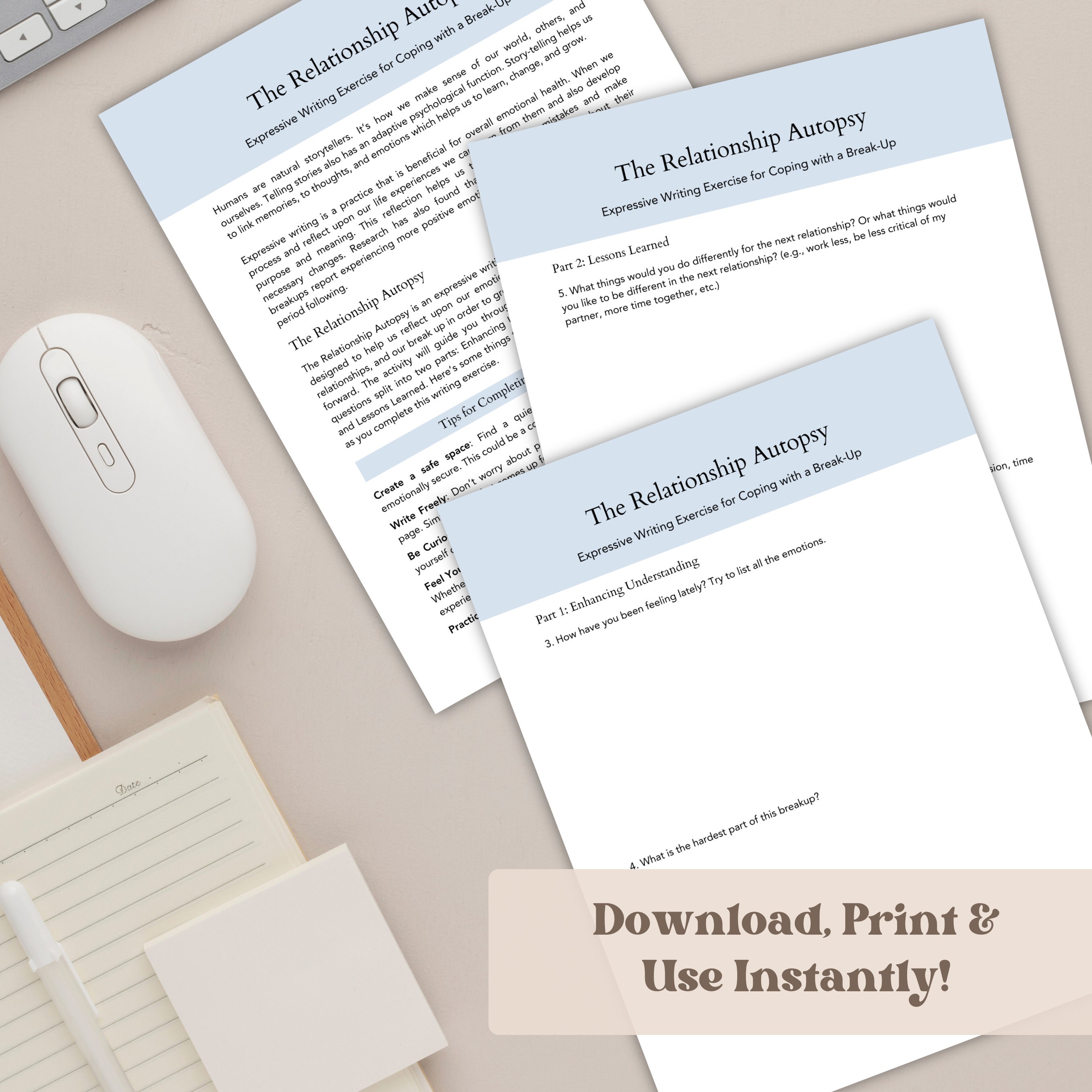 Coping Through a Breakup Workbook: the Relationship Autopsy Narrative ...