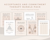 ACT Bundle Pack of Posters Visual Aids and Worksheets - Etsy Canada