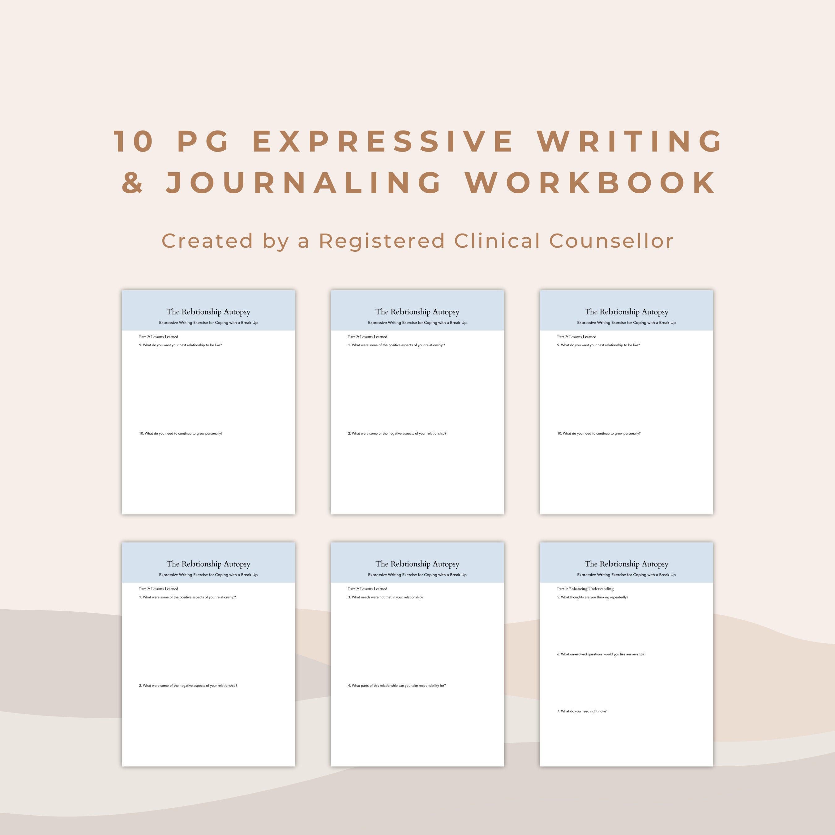 Coping Through a Breakup Workbook: the Relationship Autopsy Narrative ...