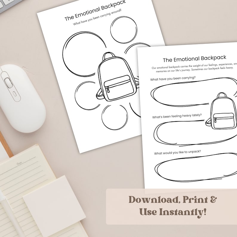 The Emotional Backpack: What Are You Carrying? Tool for Identifying ...