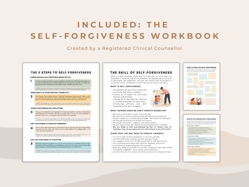 Inner Child Healing Worksheet Bundle: Reparenting Journal Prompts (PDF ...