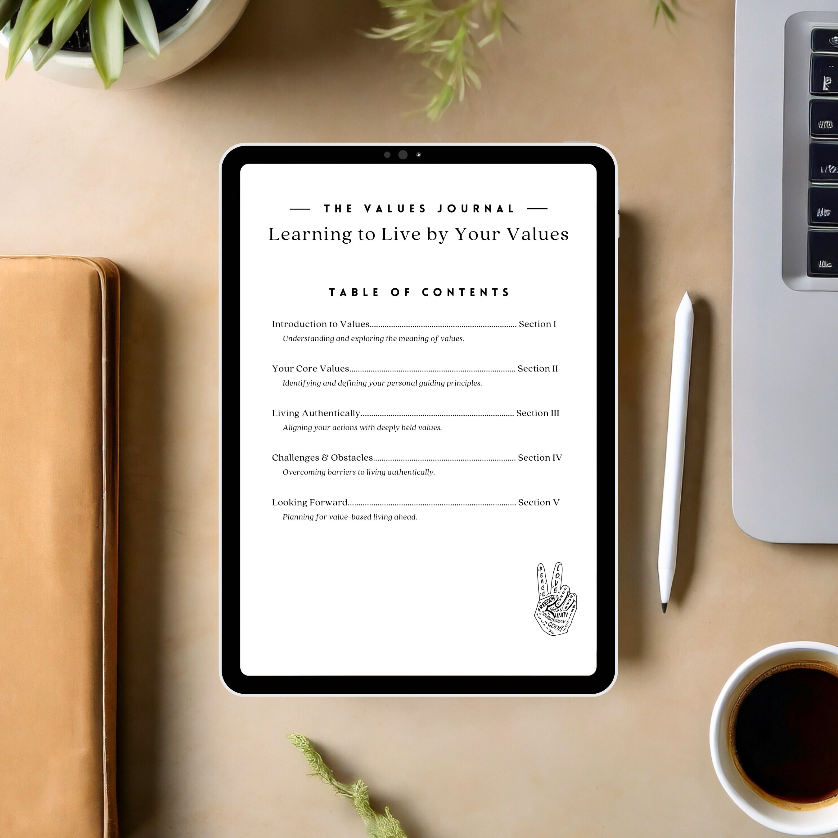 Values Journal: Authentic Living, Self-reflection (PDF) - Etsy
