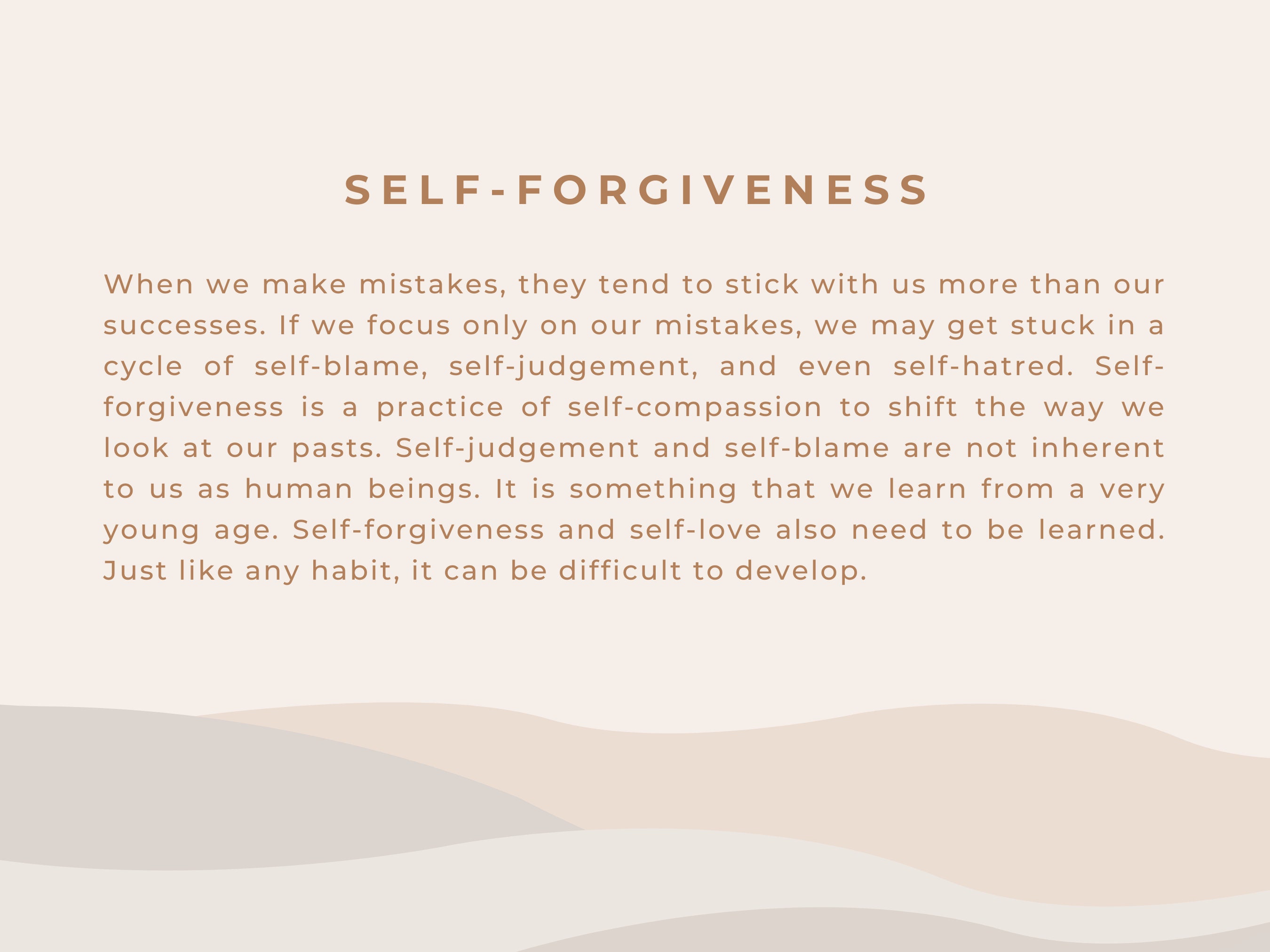 Self-forgiveness Worksheets: Mental Health & Therapy Tool (PDF) - Etsy
