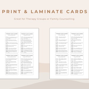 Therapy Dice Games: Mental Health, Emotions, and Coping Skills (PDF ...