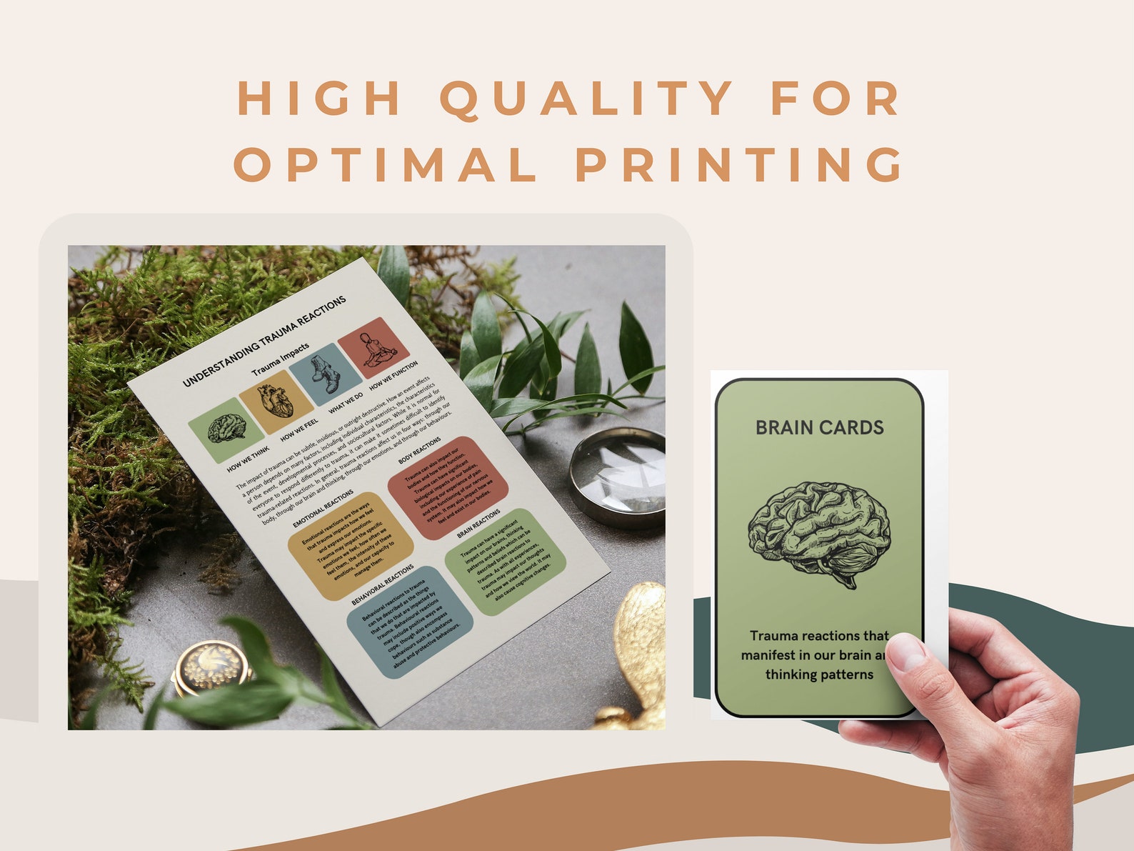 Trauma Reactions Cards Mental Health and Therapy Resource - Etsy UK