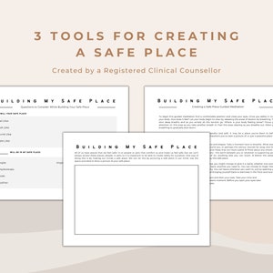 Safe Place Trauma Therapy Activity: Mindful Meditation (PDF) - Etsy