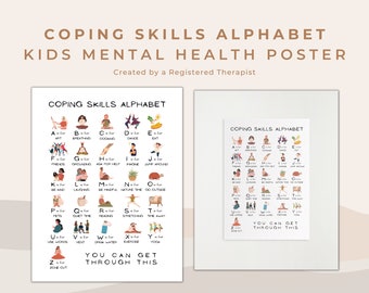 Kids Coping Skills Poster - Etsy