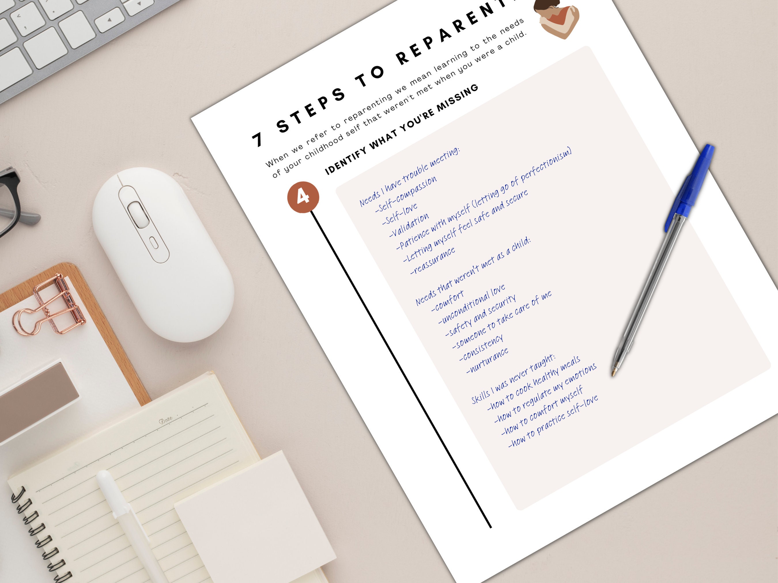 Reparenting Workbook: Learning to Heal Childhood Wounds - Etsy