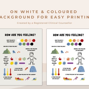 Emotions in the Body Poster and Printable Cards | Helping Students to ...