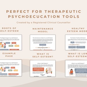 Self Esteem Education Bundle for Teaching Healthy Self-esteem Skills ...