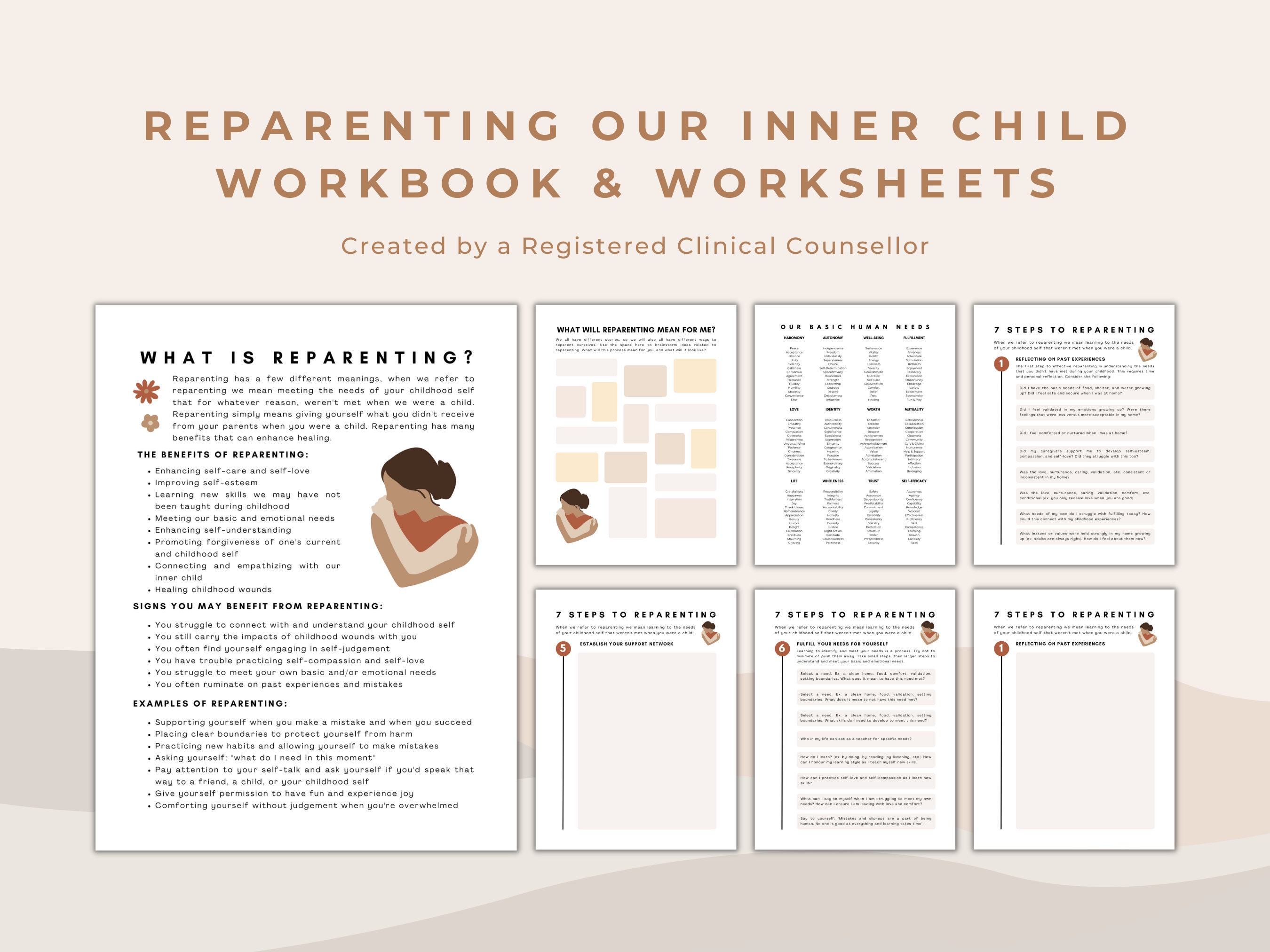 Reparenting Workbook: Learning to Heal Childhood Wounds - Etsy