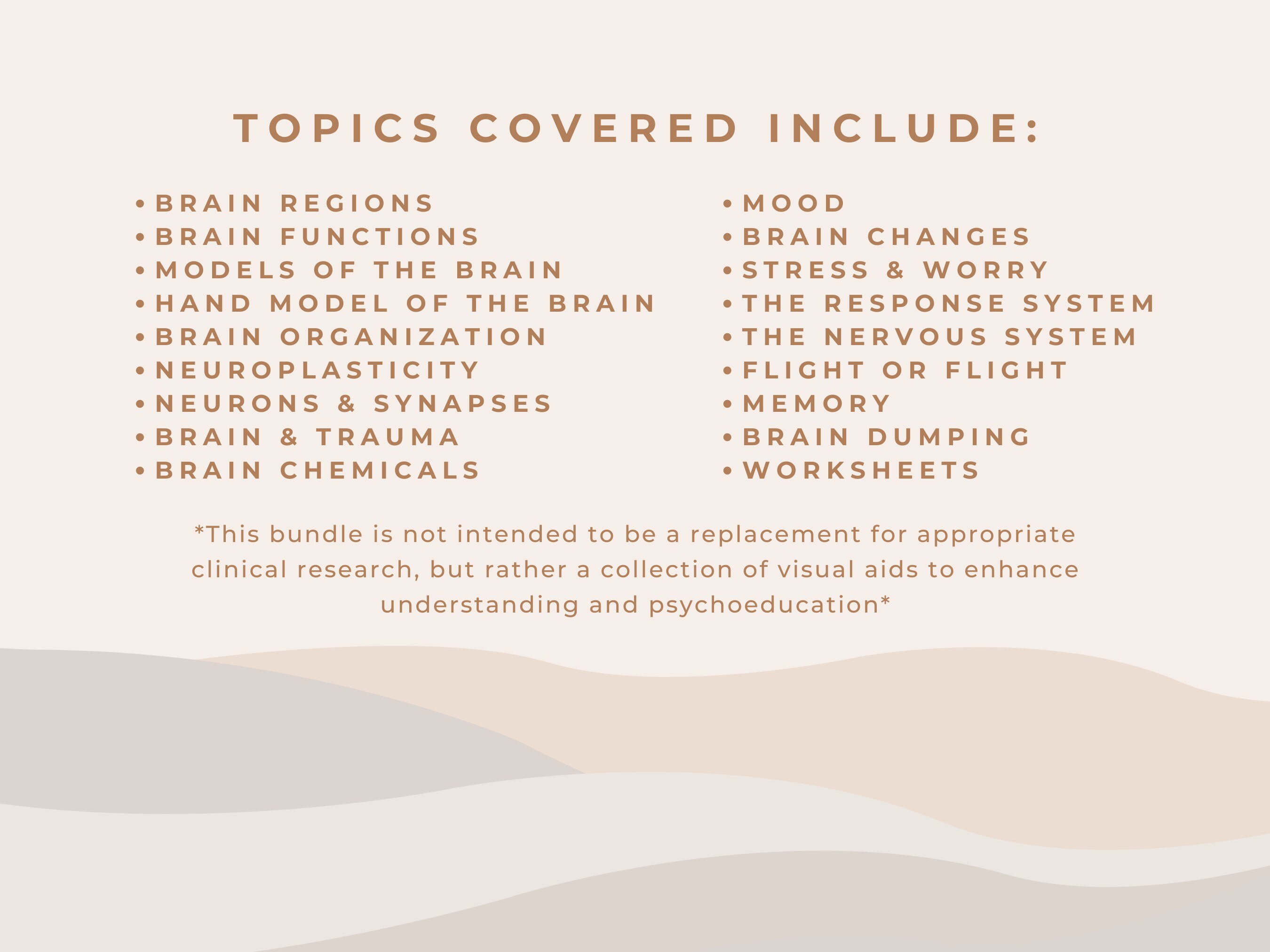 Brain & Neuroscience Psychoeducation Resource Bundle (PDF) - Etsy