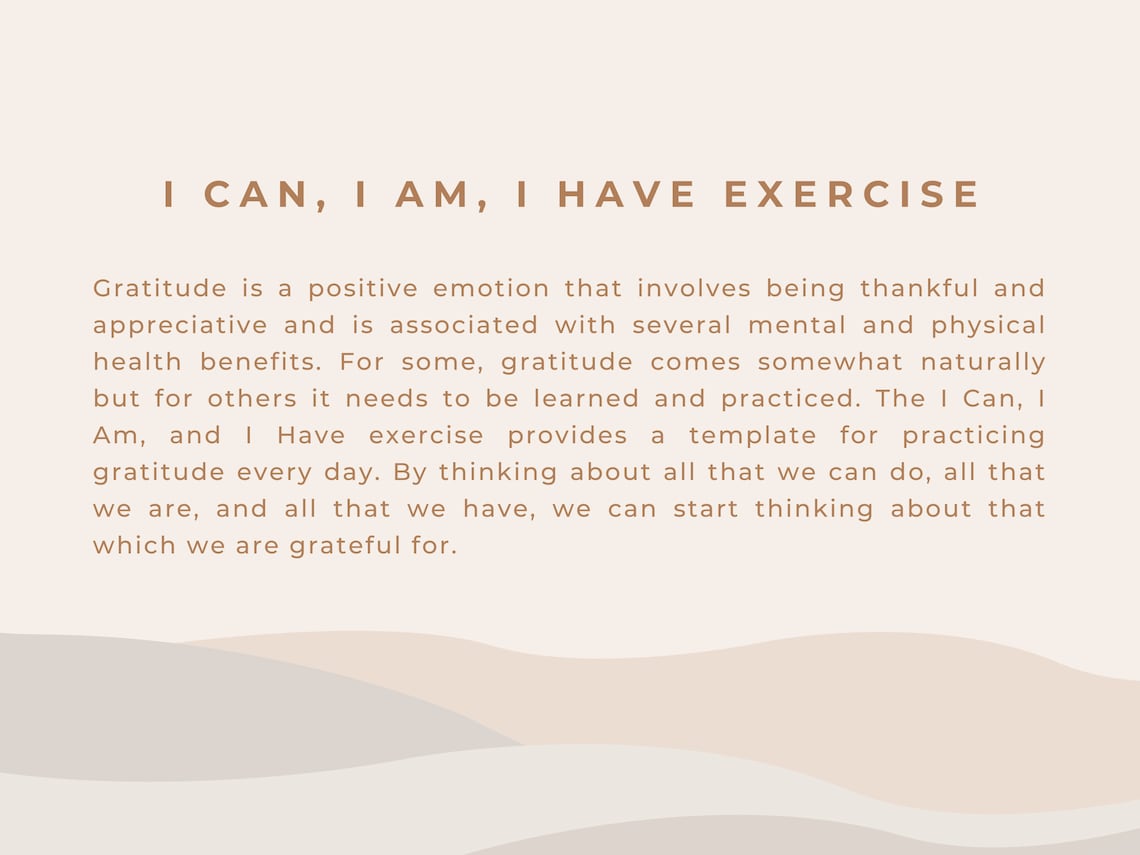 Gratitude Exercise and Journal for Learning the Practice of ...