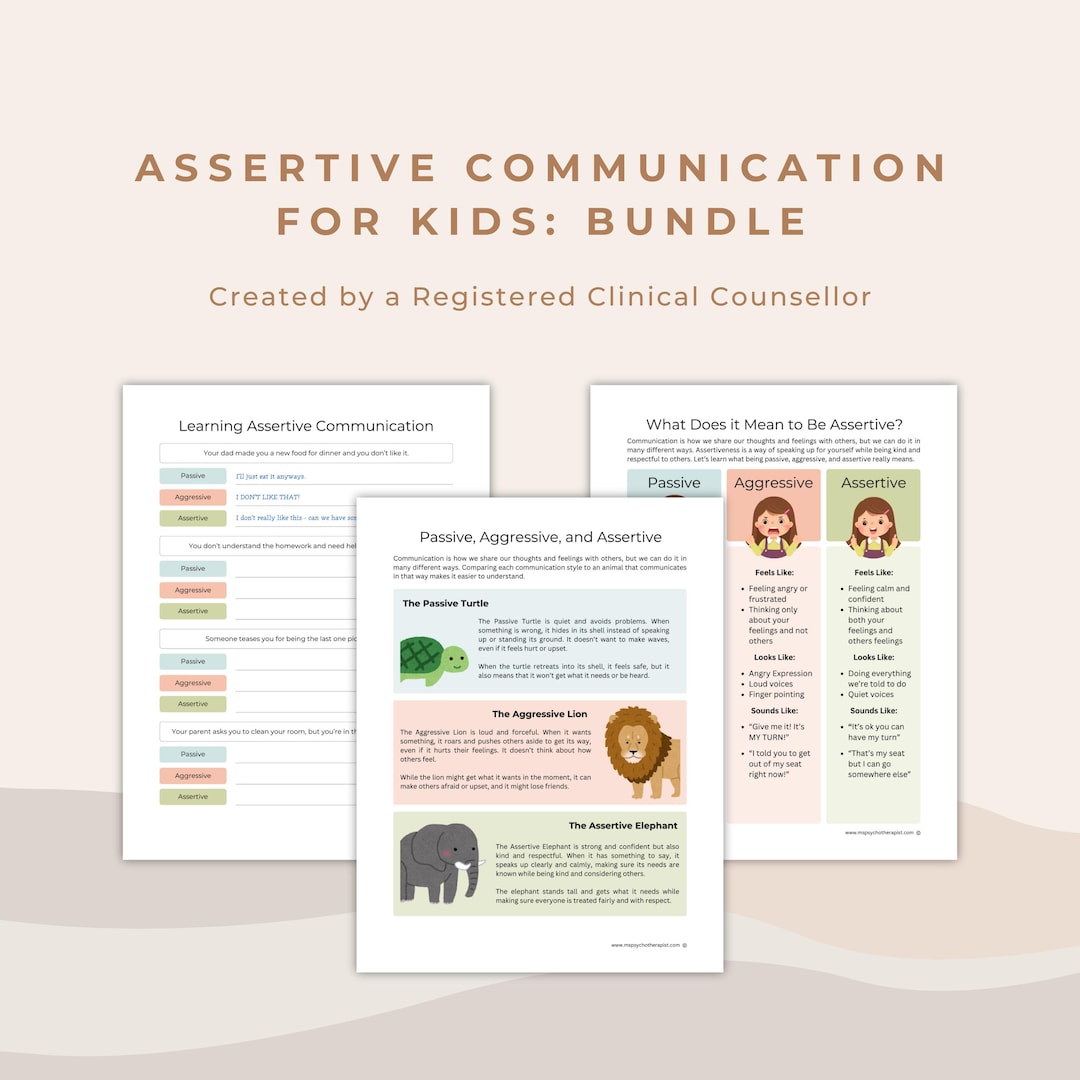 Teaching Assertiveness to Children | Kids Communication Skills | Social ...